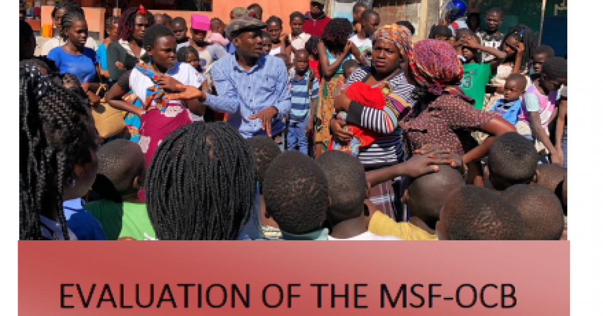 Evaluation of MSF-OCB Corridor Programs for Key populations, 2018 | MSF ...